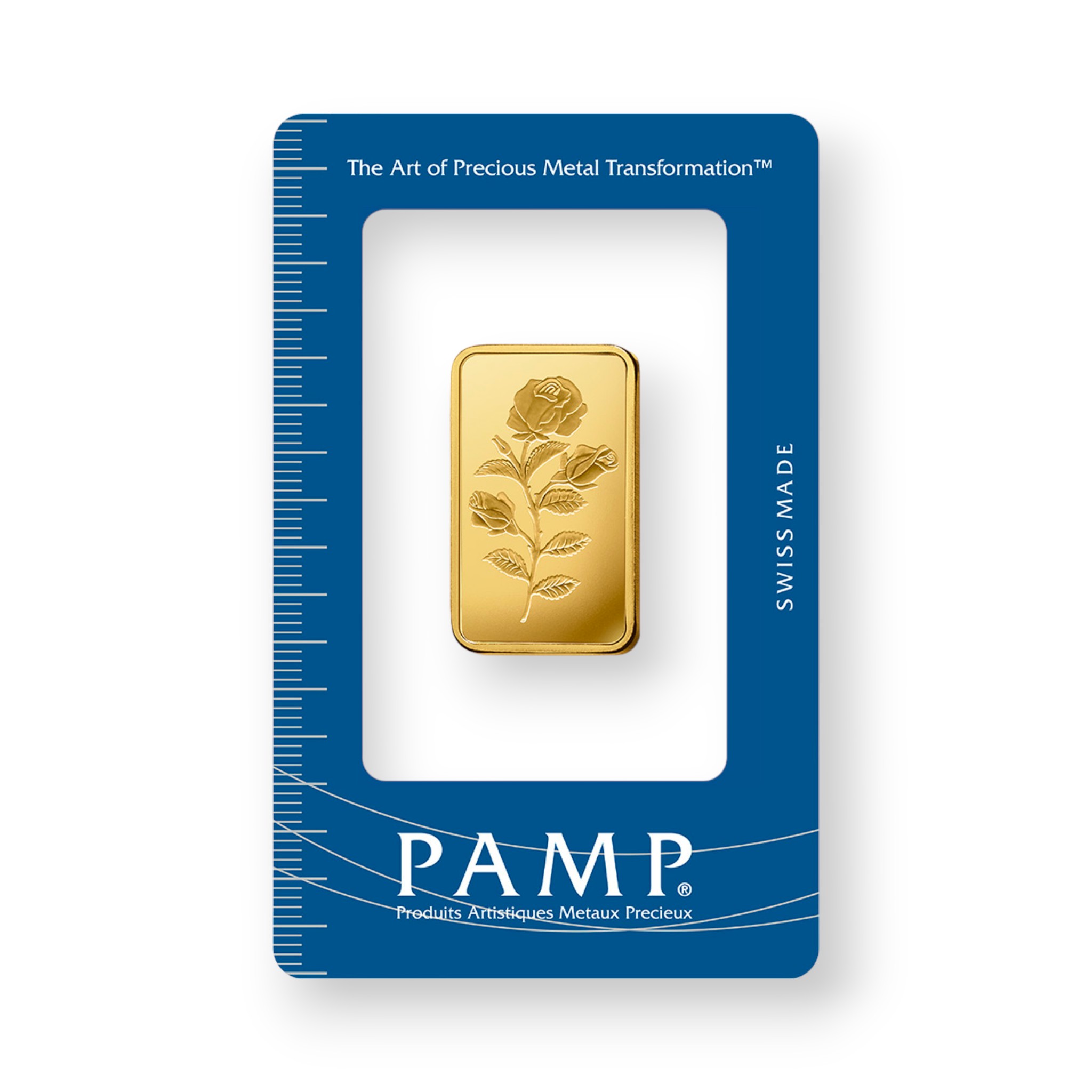 Buy 20 Gram Pamp Rosa Gold Bar .9999 Fine Sealed in Carded Assay | PURE