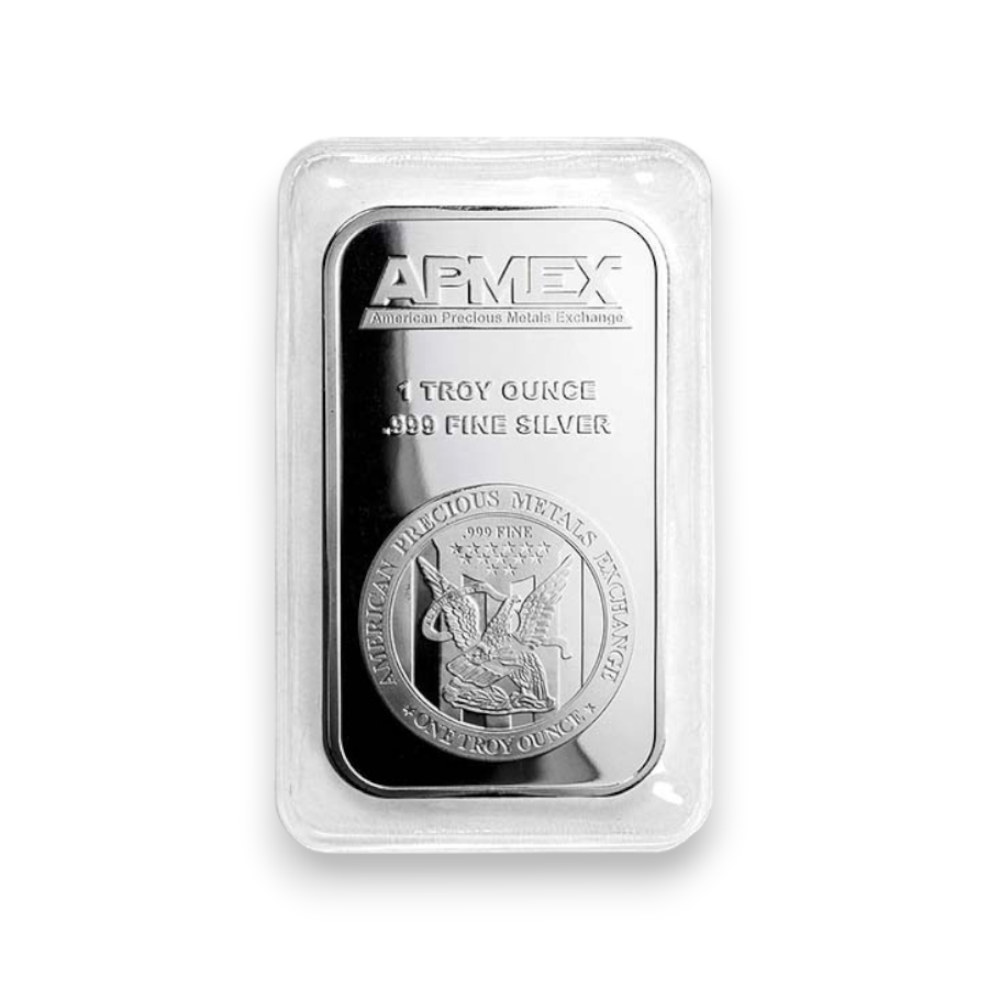 Buy 1 oz APMEX Silver Bar .999 Fine | PURE