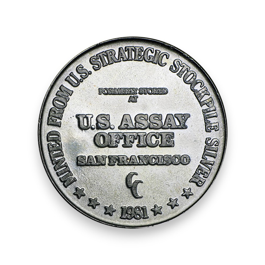 Buy 1 oz Silver Round US Assay Office San Francisco .999 Fine | PURE