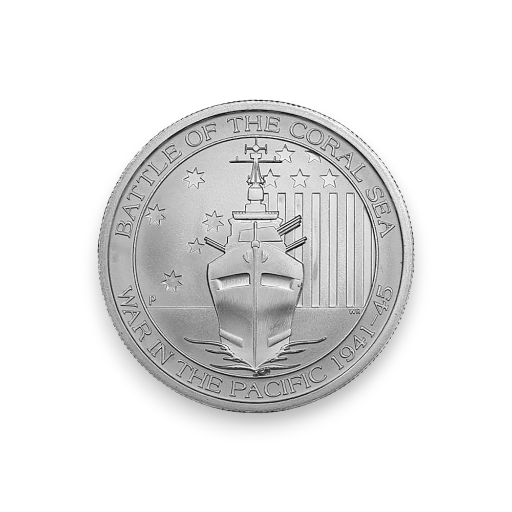 Buy 1/2 oz Battle of The Coral Sea Perth Mint Australian Coin (Random ...