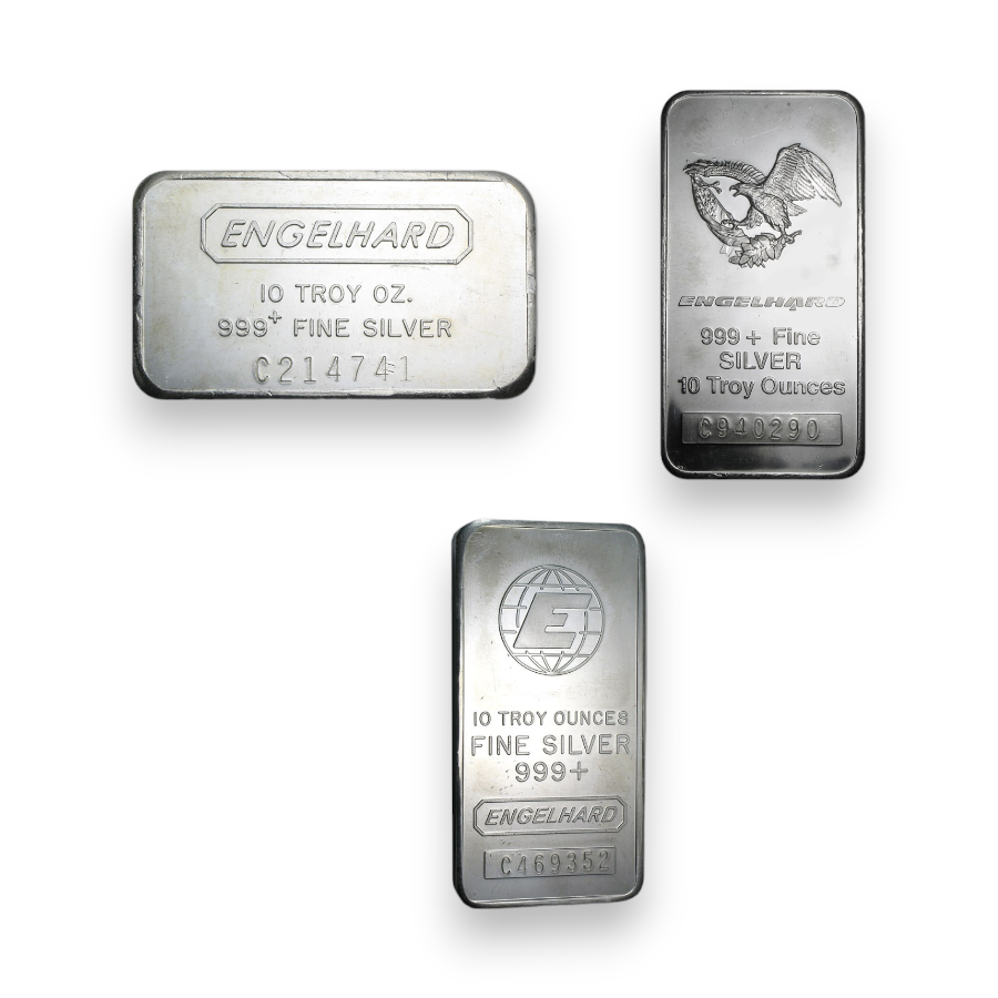 Buy 10 oz Silver Engelhard Bar Sealed | PURE