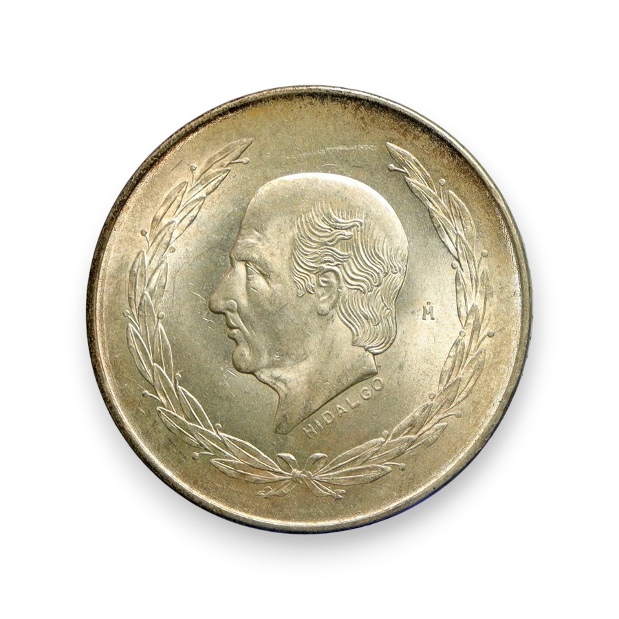 Buy 5 Pesos Hidalgo Mexico Silver .720 Fine Coin (1951-1954) | PURE