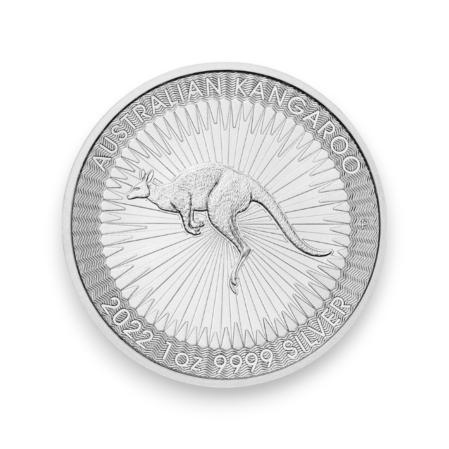 Buy 1 oz Australian Silver Kangaroo .999 Fine $1 Coin (Random Date) | PURE