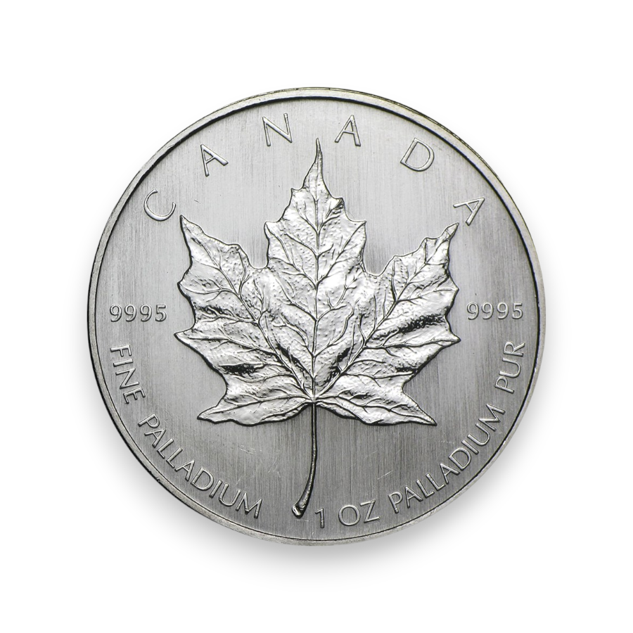 Buy 1 oz Canadian Palladium Maple Leaf .9995 Fine $50 Coin (Random Date ...