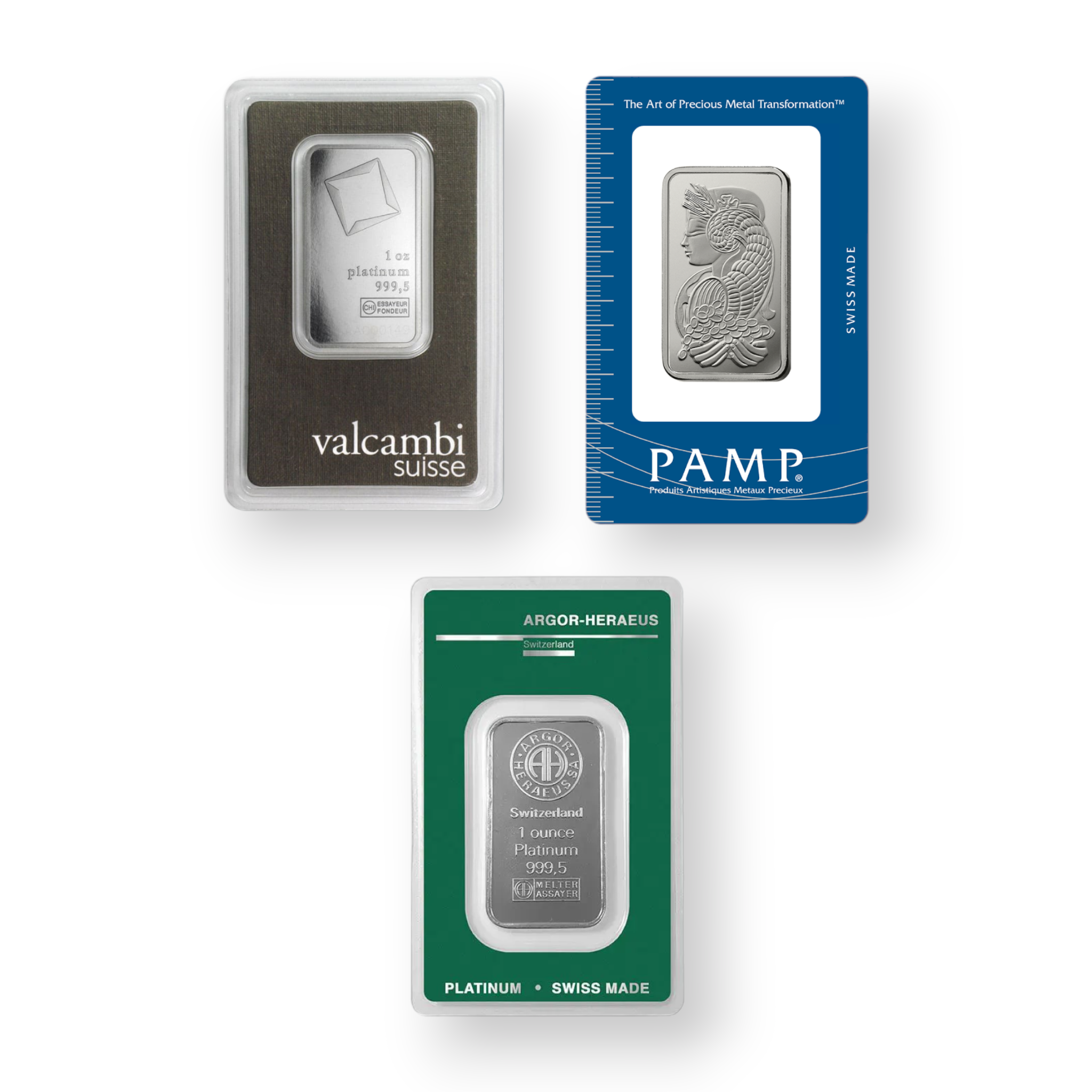 Buy 1 oz Platinum Bar .9995 Fine Accredited Brands | PURE